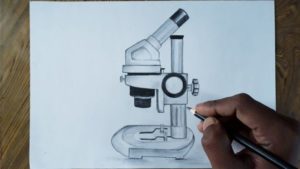 Comment dessiner un microscope au crayon : instructions étape par étape ...