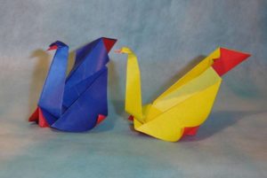 Cygne en papier Origami (115 photos) - Schémas faciles et instructions ...