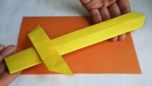 Épée en papier faite à la main (89 photos) - Schémas et instructions ...