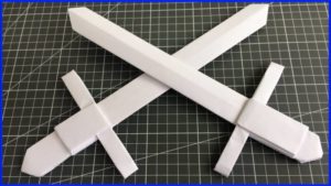 Épée en papier faite à la main (89 photos) - Schémas et instructions ...