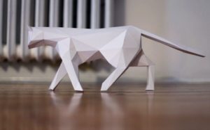 Chat en origami (115 photos) - instructions étape par étape pour les ...