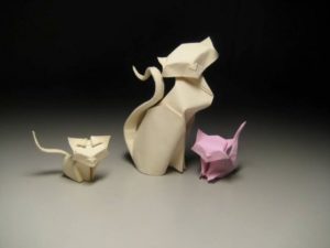 Chat en origami (115 photos) - instructions étape par étape pour les ...