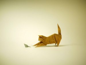 Chat en origami (115 photos) - instructions étape par étape pour les ...