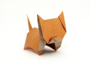 Chat en origami (115 photos) - instructions étape par étape pour les ...