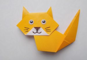 Chat en origami (115 photos) - instructions étape par étape pour les ...
