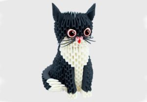 Chat en origami (115 photos) - instructions étape par étape pour les ...